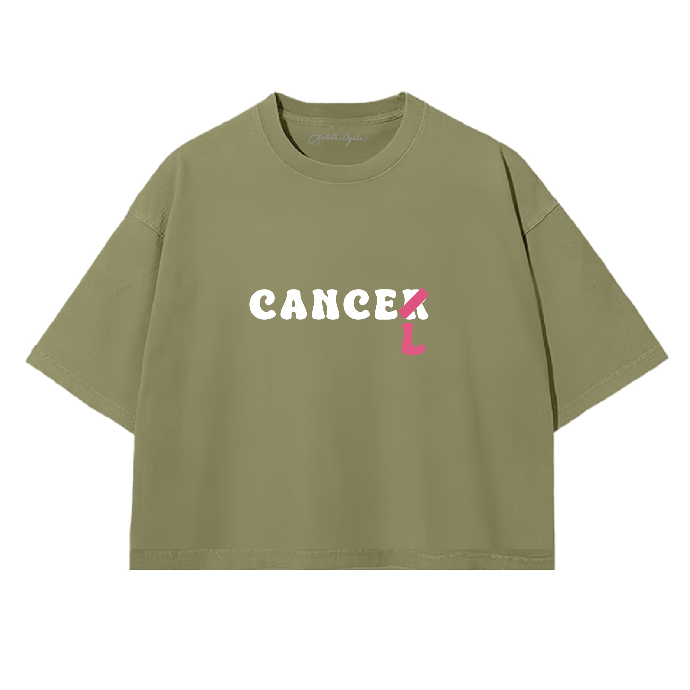 CANCEL CANCER | Playera Boxy Fit Unisex – Lolita Ayala Shop